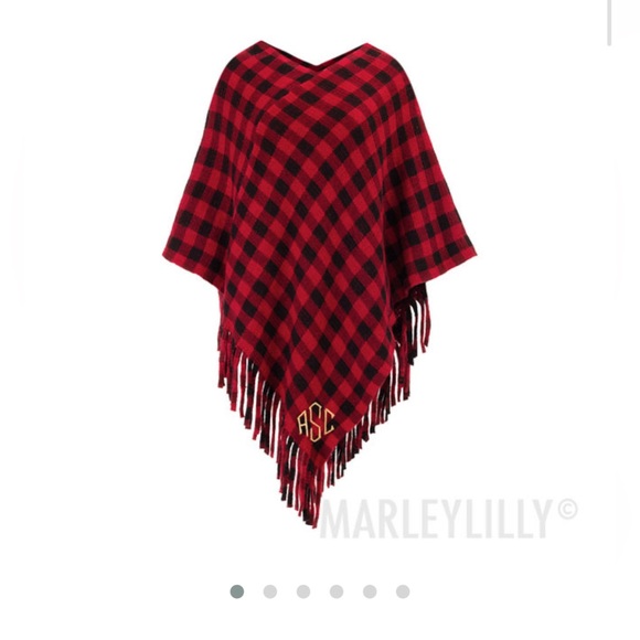Marleylilly | Sweaters | Marleylilly Buffalo Plaid Poncho | Poshmark